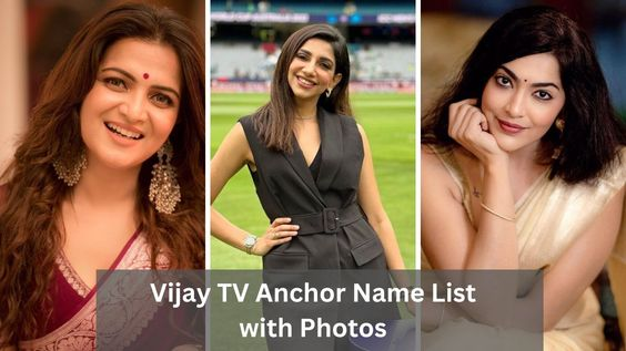 Vijay TV Anchor Name List